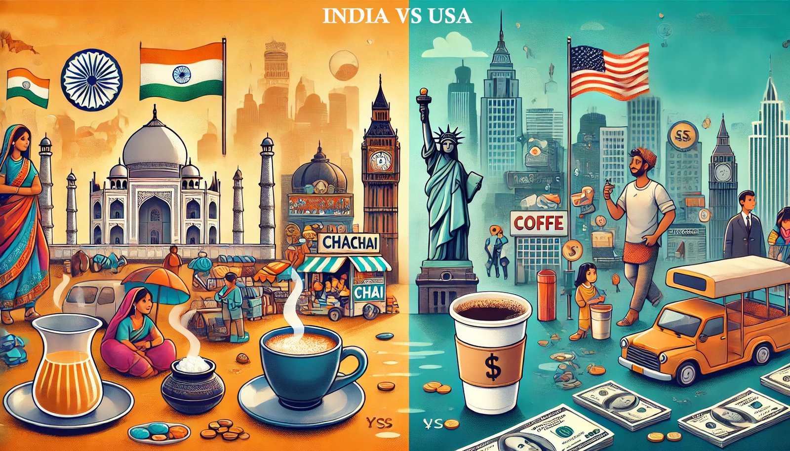India vs. USA: Cost & Lifestyle Differences